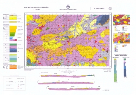 Geological Map of Spain. Scale 1:50.000 - Sheet 1022 - CAMPILLOS