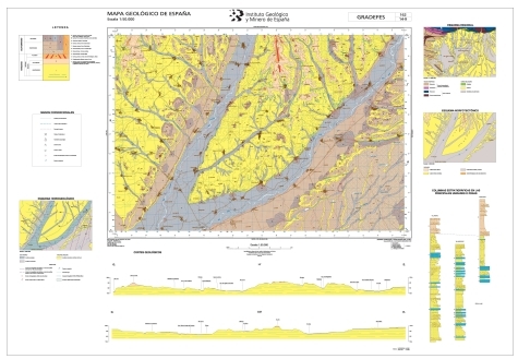 Geological Map of Spain. Scale 1:50.000 - Sheet 162 - GRADEFES