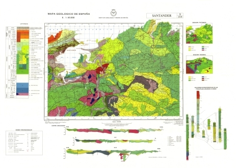 Geological Map of Spain. Scale 1:50.000 - Sheet 18 - SANTANDER BIS
