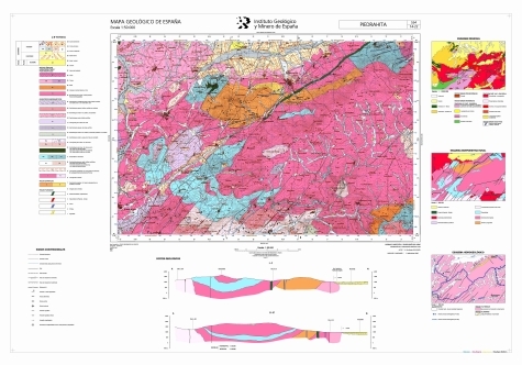 Geological Map of Spain. Scale 1:50.000 - Sheet 554 - PIEDRAHITA