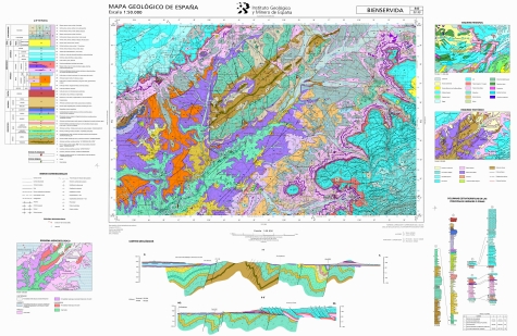 Geological Map of Spain. Scale 1:50.000 - Sheet 840 - BIENSERVIDA