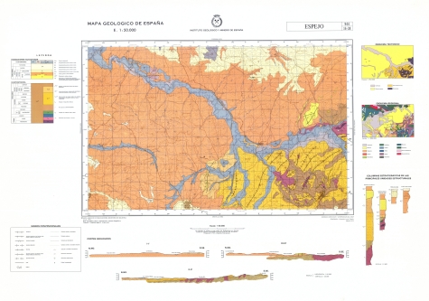 Geological Map of Spain. Scale 1:50.000 - Sheet 944 - ESPEJO