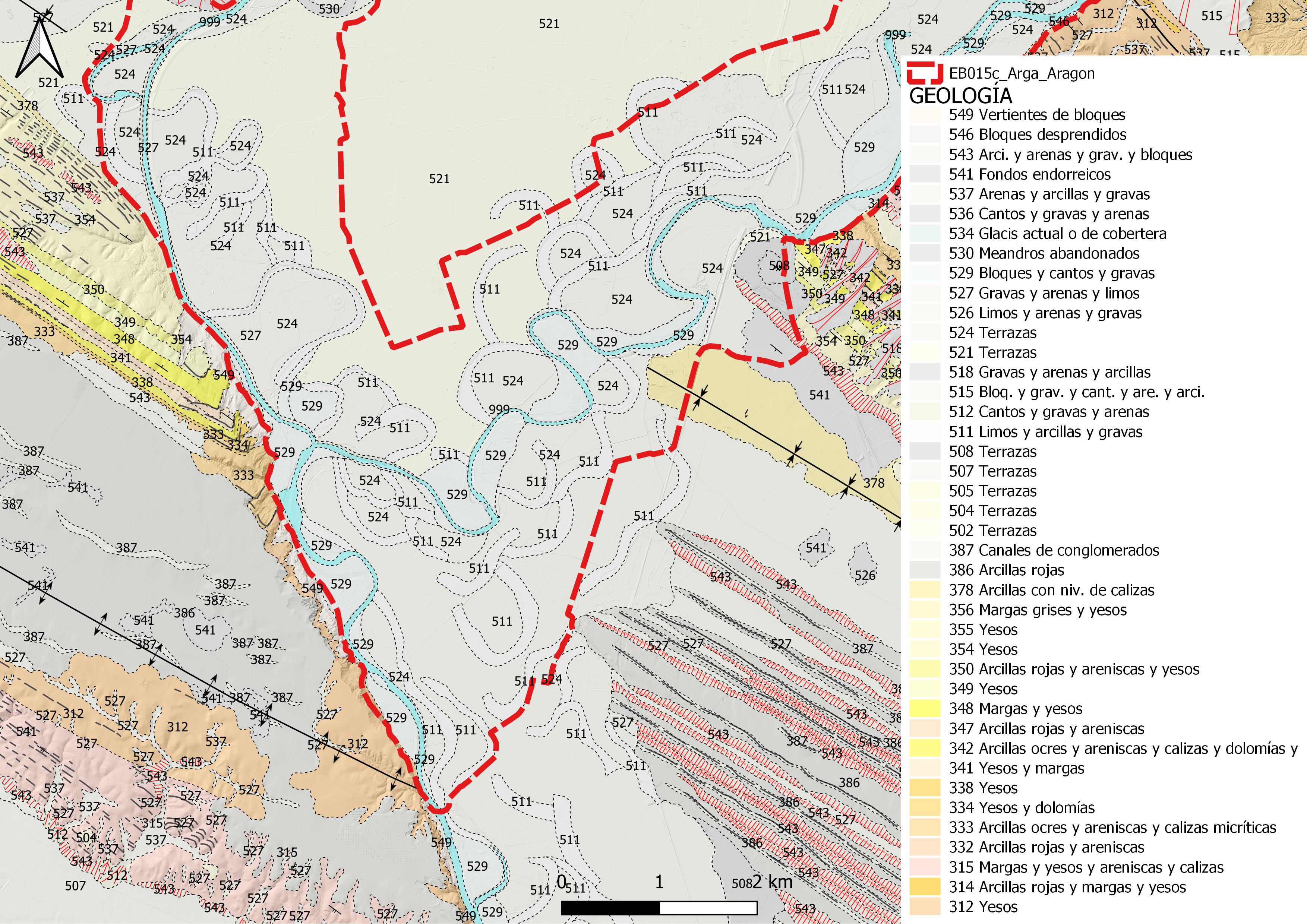 IELIG - EB015c: Meandros y terrazas del río Aragón: Tramo Funes-Marcilla