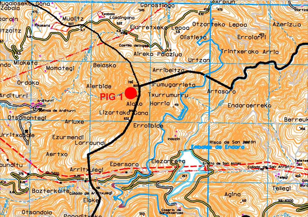 IELIG - PV004: Facies híbridas del granito de Aia