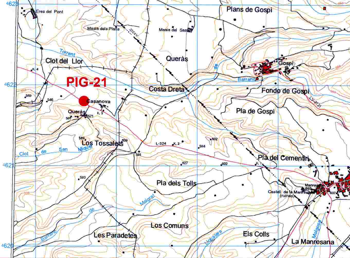 IELIG - EBs084: Paleocanales de areniscas en la molasa de Solsona (Cervera)