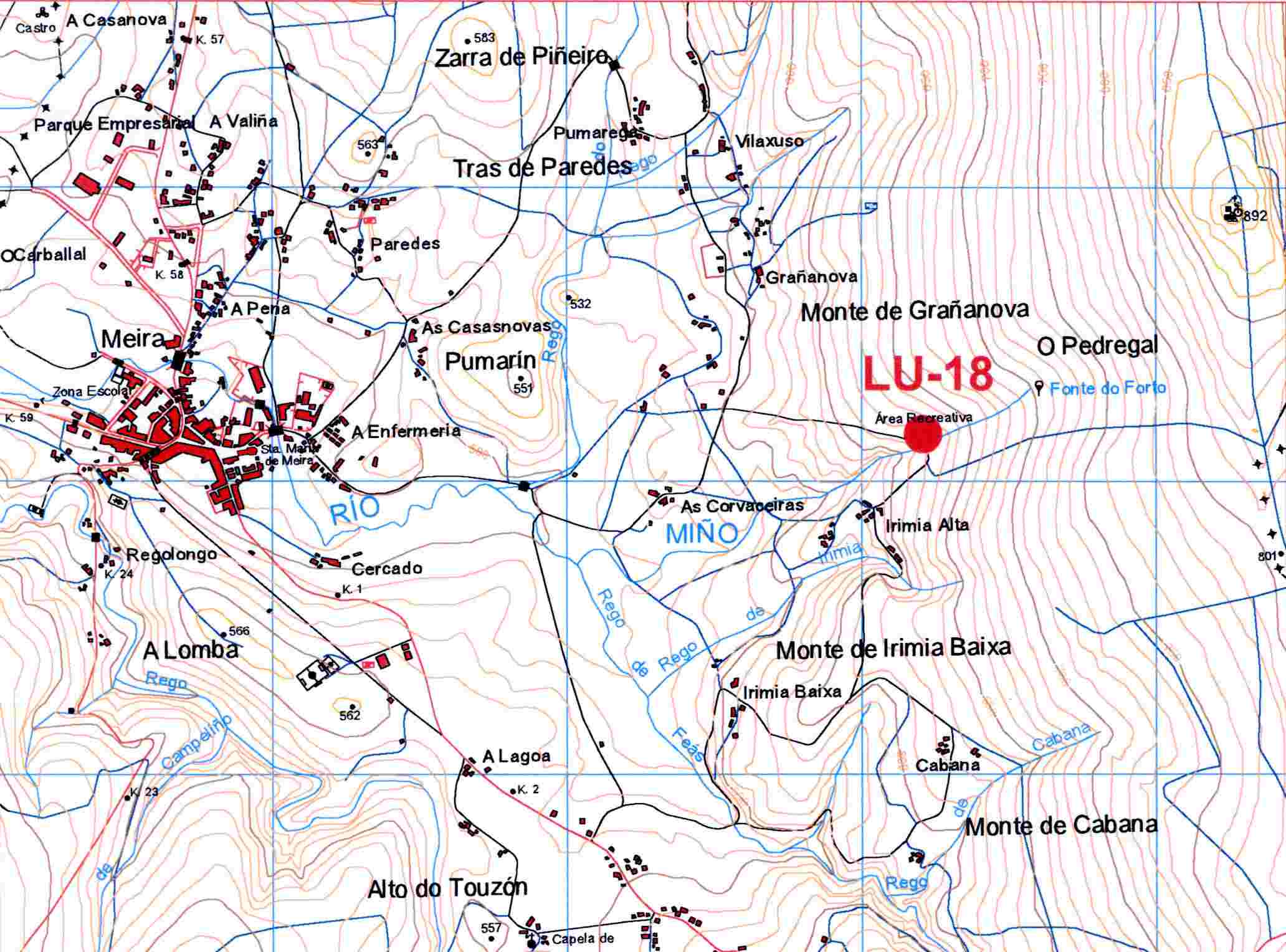 IELIG - AL059: Nacimiento del río Miño y laguna de Fonmiñá